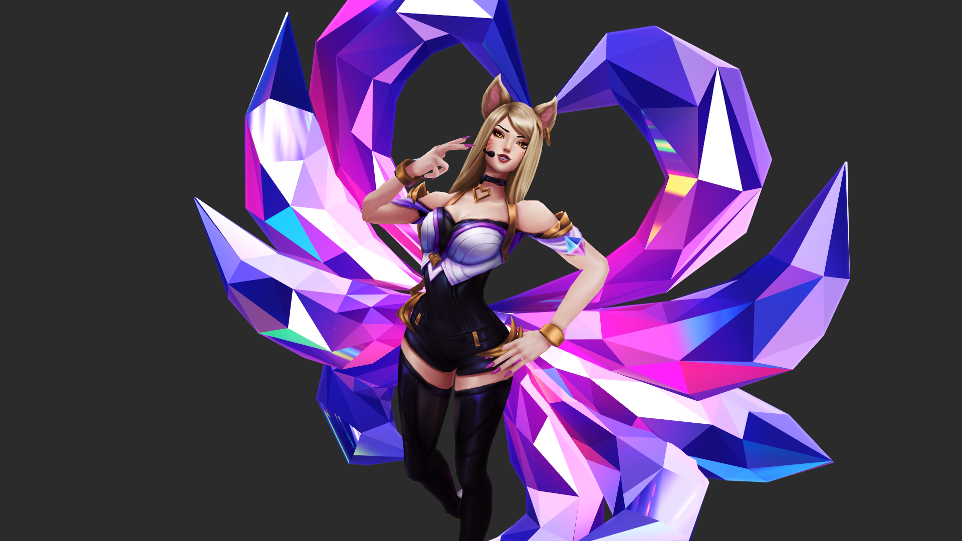 (MMDxLOL) Asu Rework KDA Ahri (MODEL DL!) by sFinaa on DeviantArt