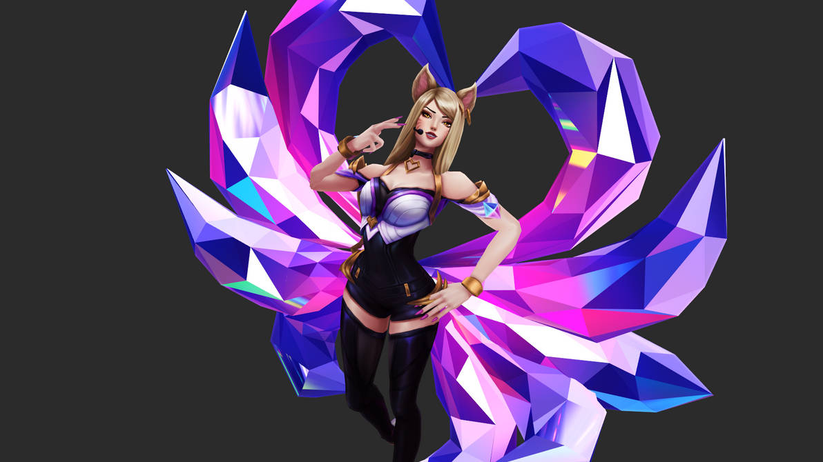 (MMDxLOL) Asu Rework KDA Ahri (MODEL DL!) by sFinaa on DeviantArt