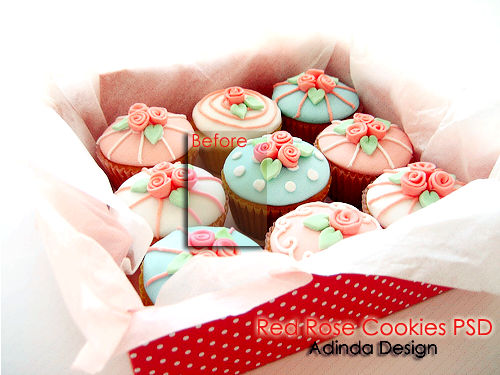 Red Rose Cookies PSD by Adinda_Design by Ourfuckinlove on DeviantArt