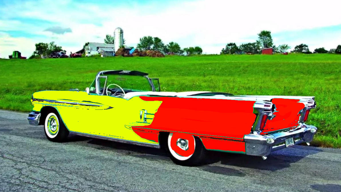 Yellow Red 50S Car by DraginKYle44 on DeviantArt
