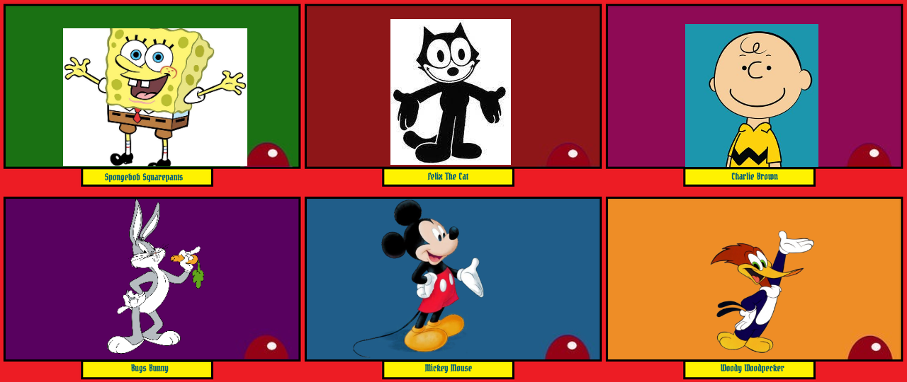 Skatoony 12: Famous Cartoons Characters by DraginKYle44 on DeviantArt