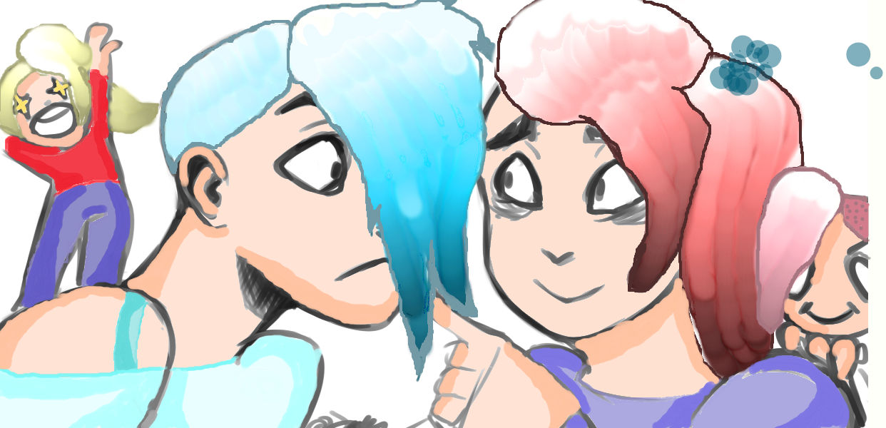 Random characters doing shiz by ms-cringy-undertale on DeviantArt