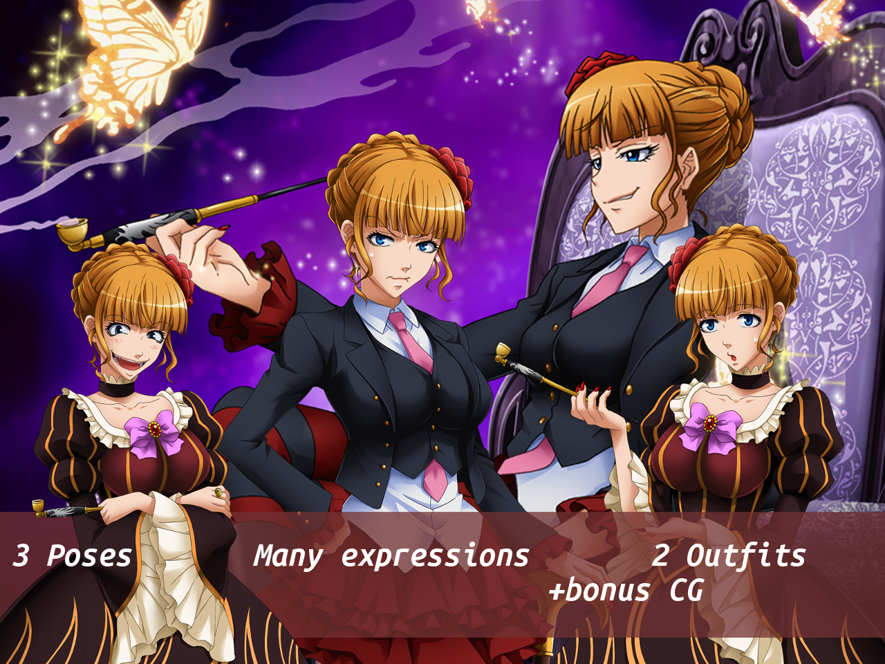 Blonde Bun Boss Girl SPRITES by Paradisuu on DeviantArt