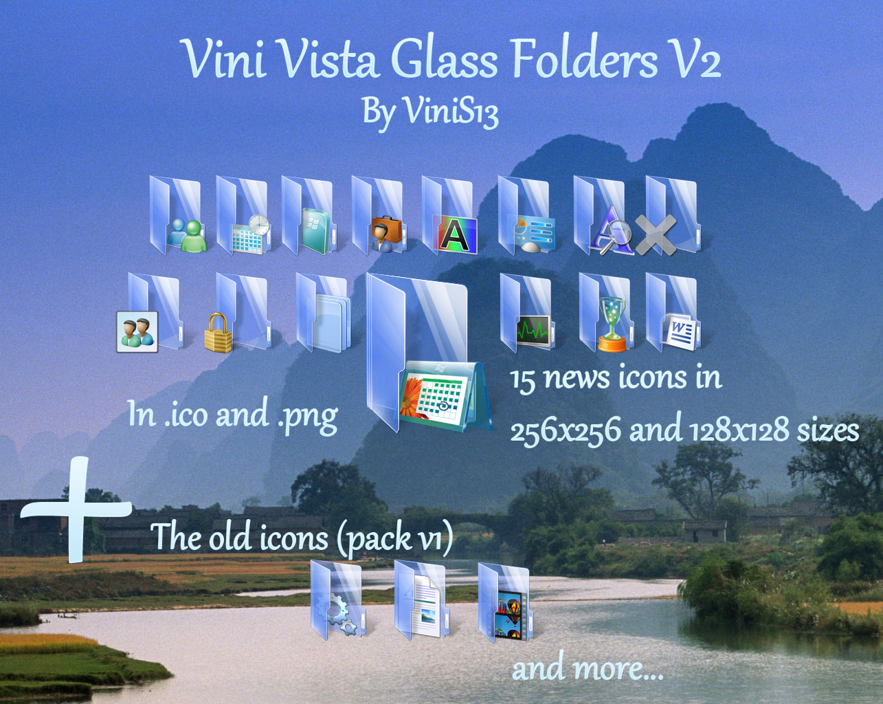 Vini Vista Glass Folders V2 by Vinis13 on DeviantArt