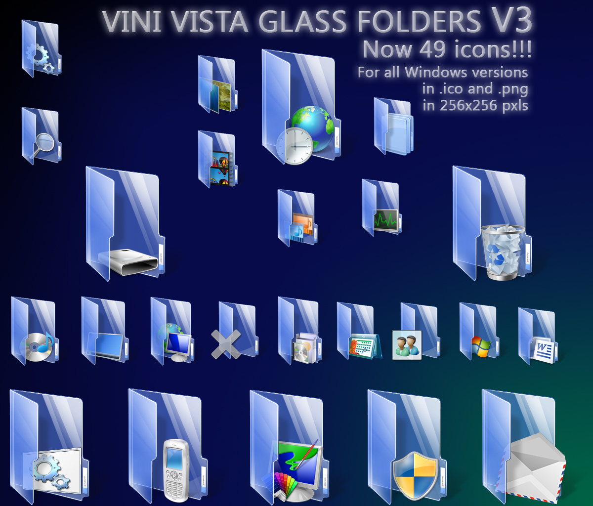 Vini Vista Glass Folders V3 by Vinis13 on DeviantArt