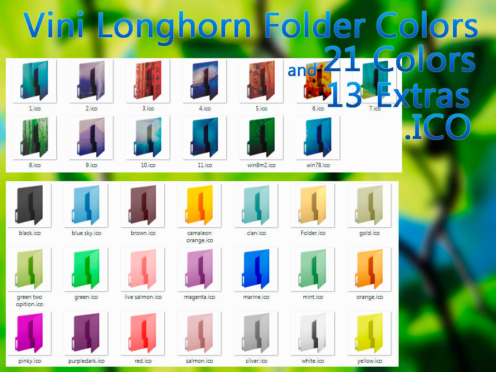 Vini Longhorn Folder Colors by Vinis13 on DeviantArt