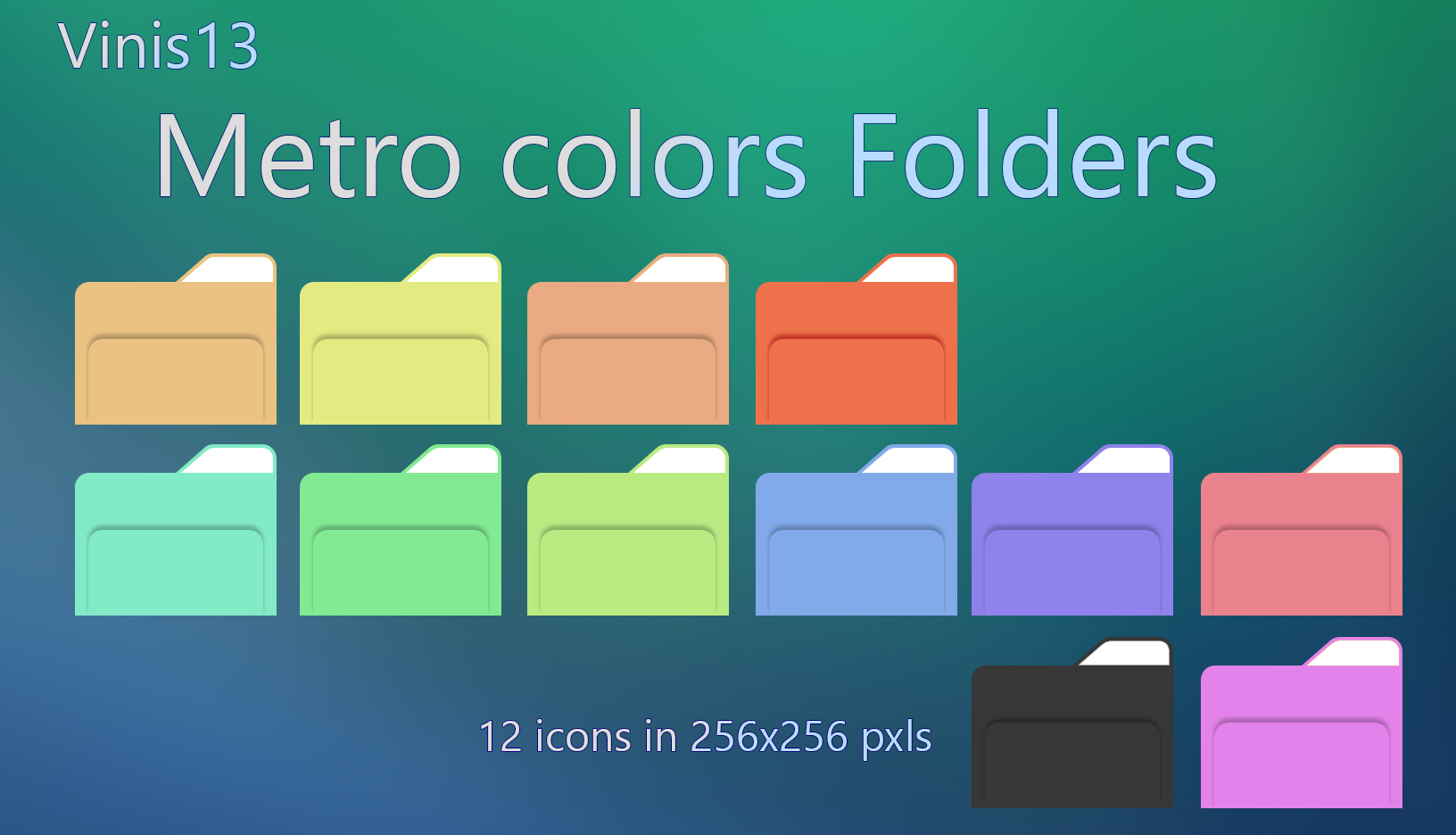 Metro Colors FOLDERS by Vinis13 on DeviantArt