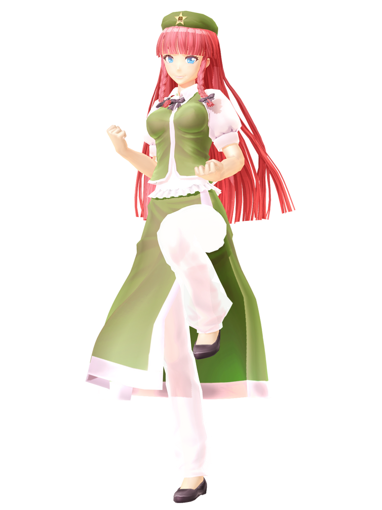 MMD Touhou - Montecore styled Hong Meiling DL by OrientalCrimsonMMD on ...