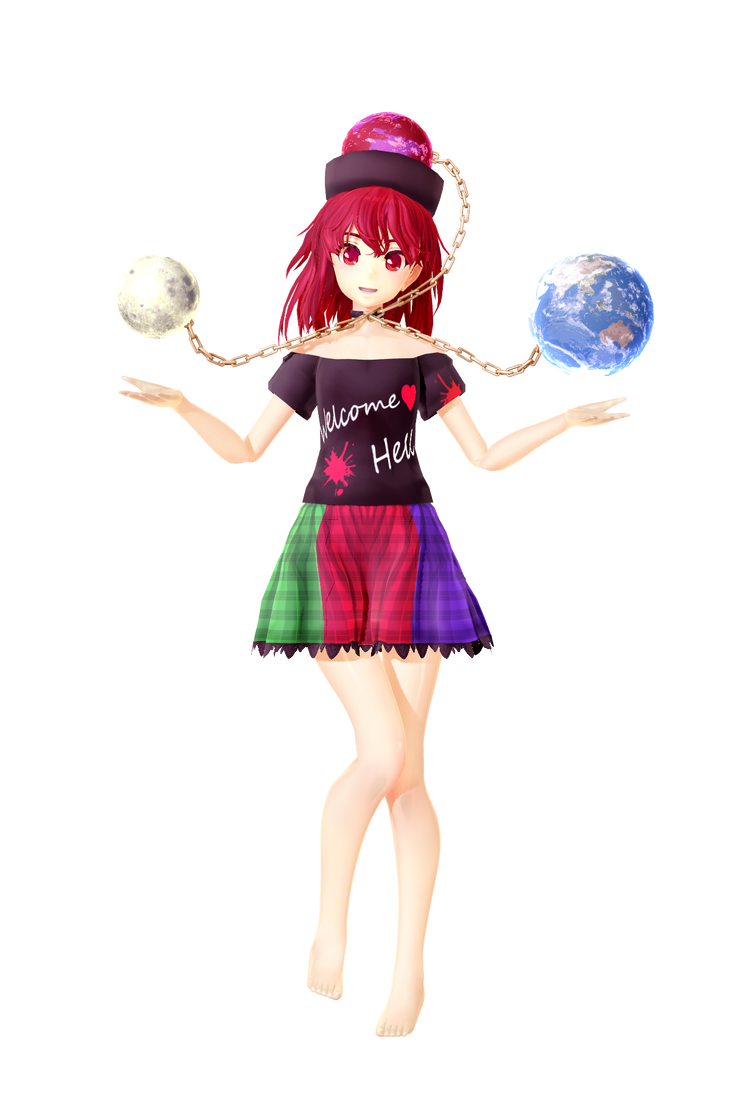 MMD Touhou - Montecore styled Hecatia DL by OrientalCrimsonMMD on ...