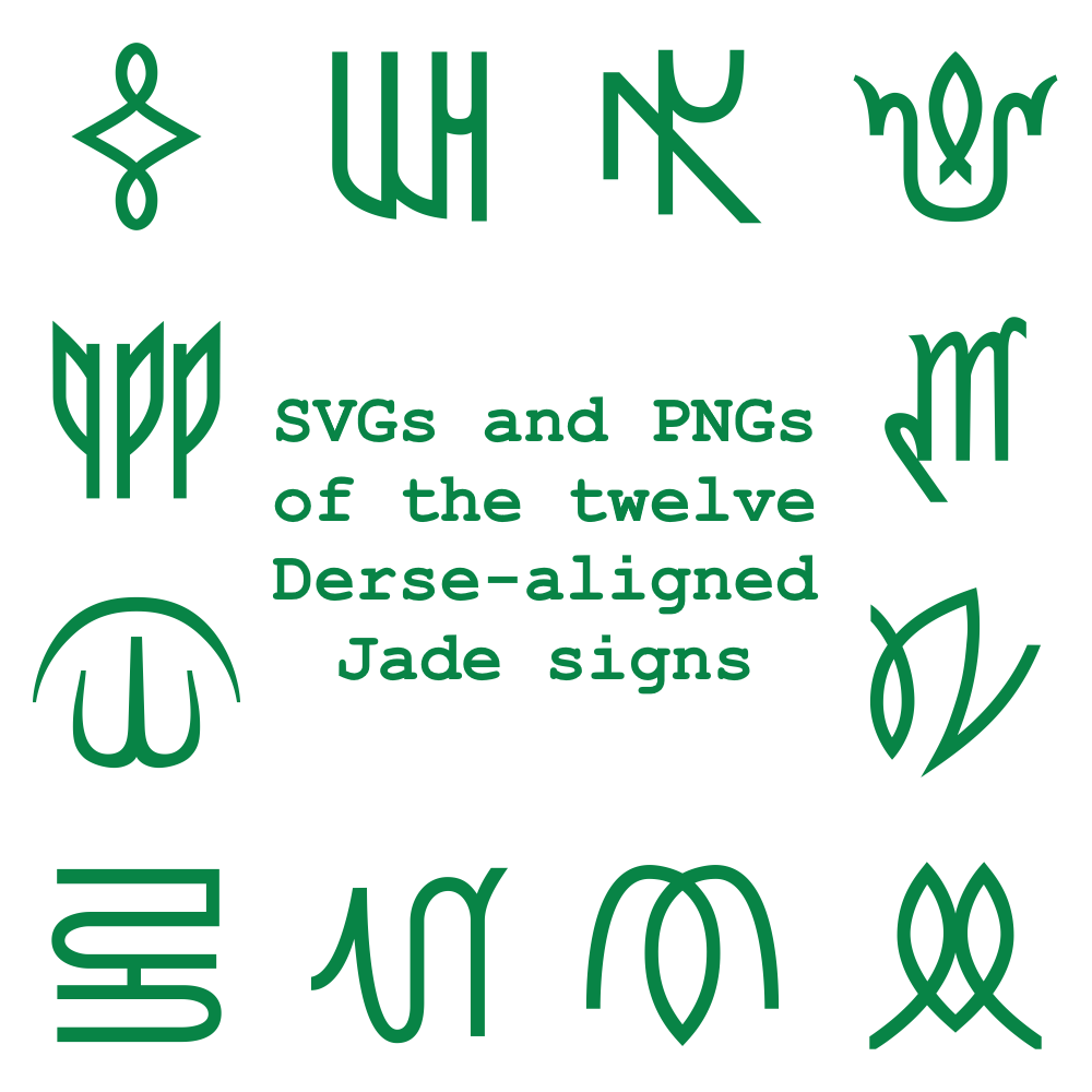 Extended Zodiac Vectors - Dersite Jade signs by Ylimegirl on DeviantArt