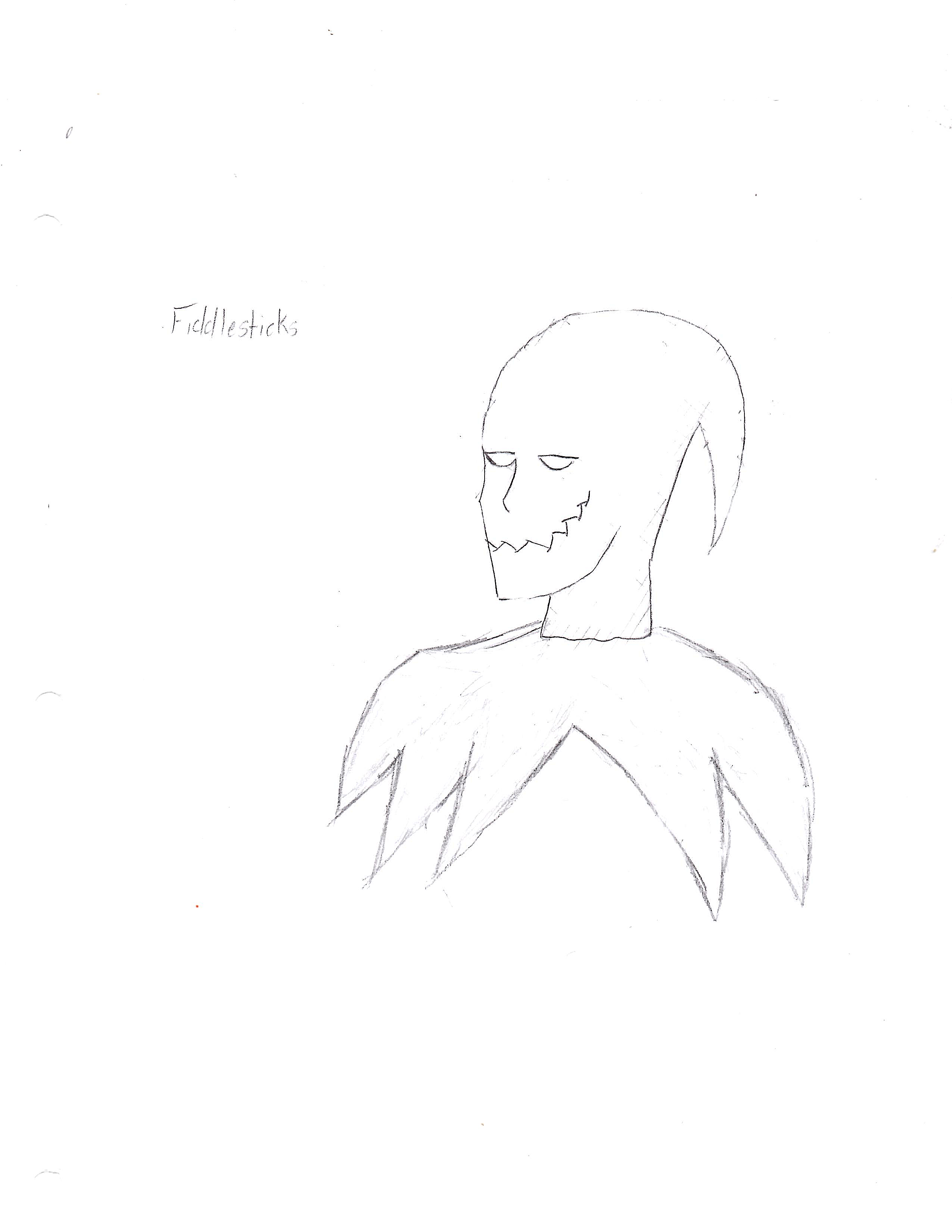 Fiddlesticks - Original Pencil by PavorExNocturnus on DeviantArt