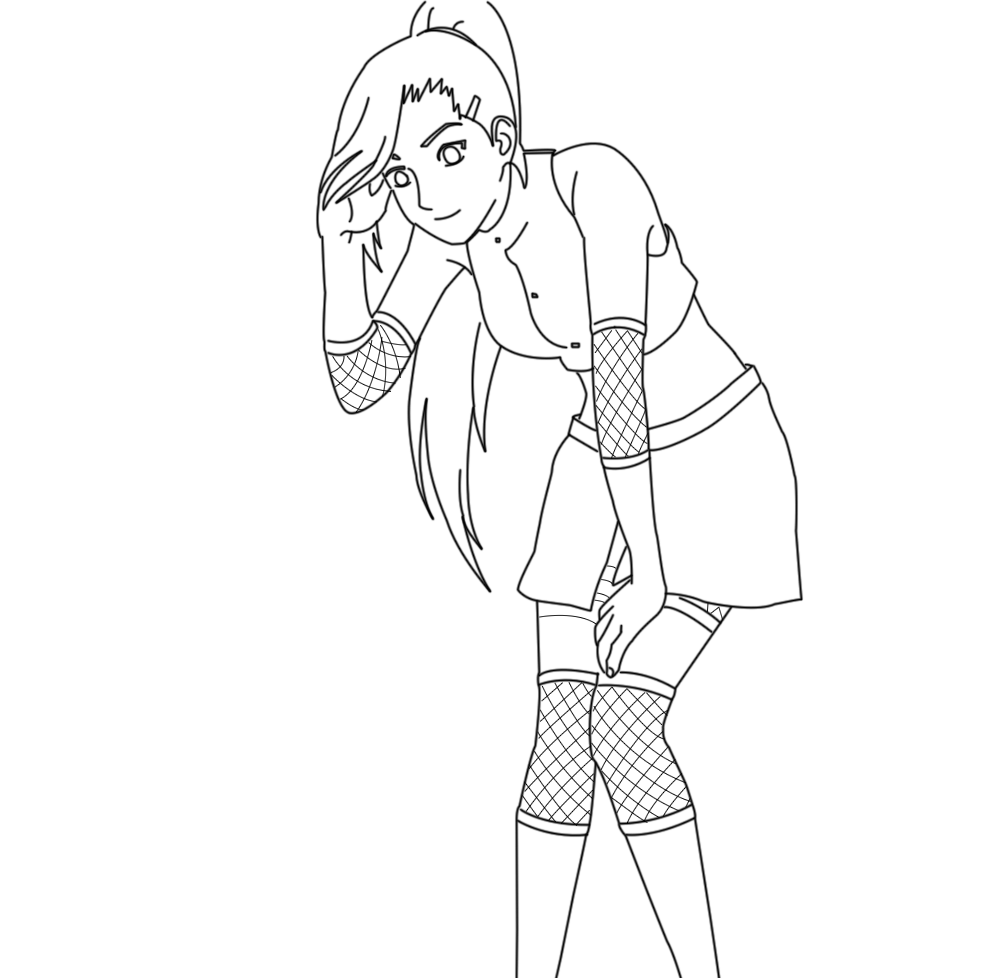 Ino Lineart + PSD included by Srapy on DeviantArt
