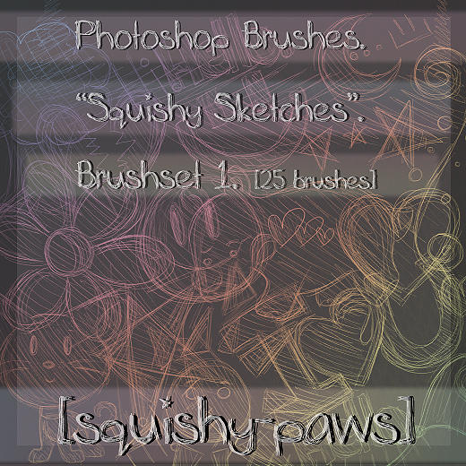 SQUISHY SCRIBBLES brush set 1 by squishy-paws on DeviantArt