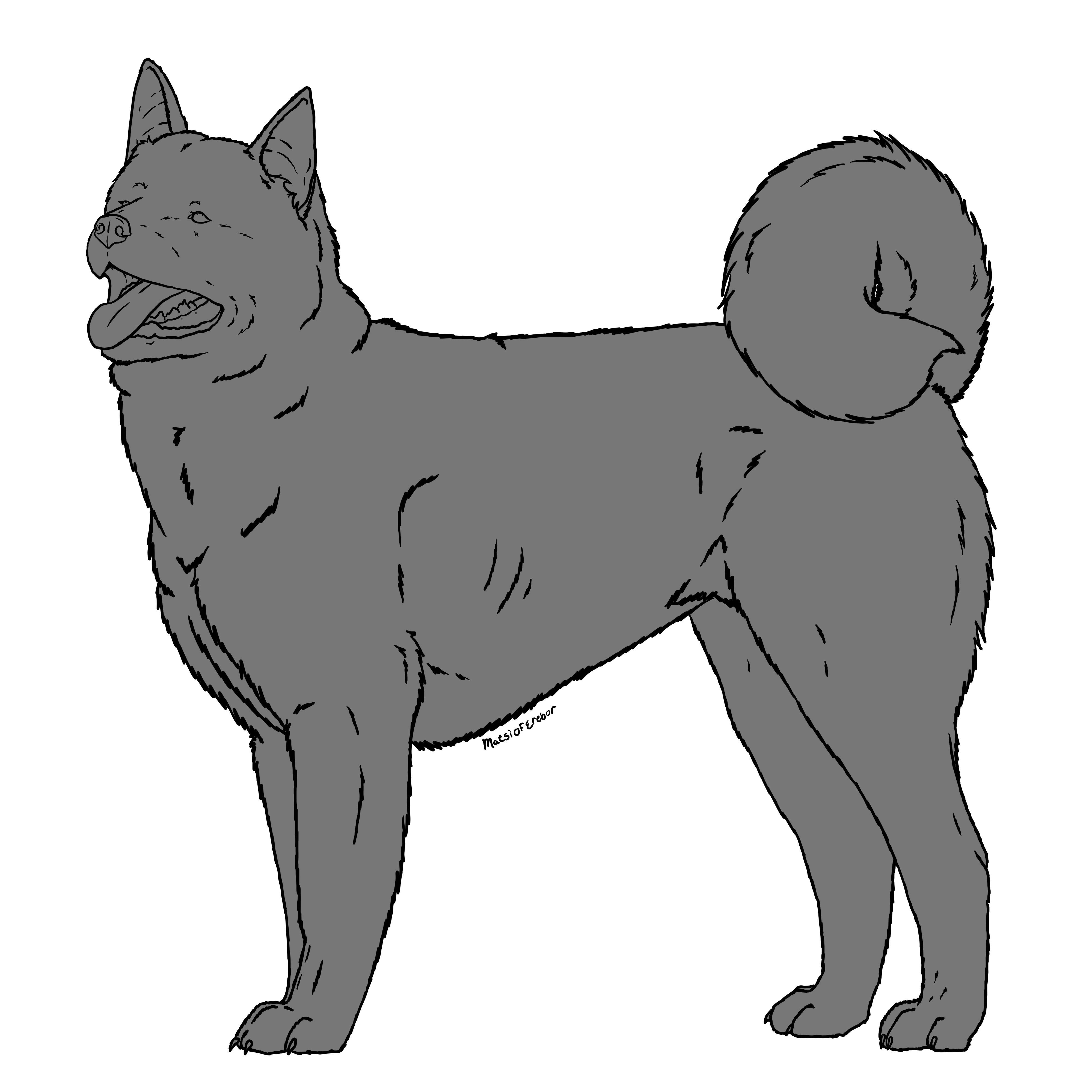 P2U - Akita - 150pts by Matsi-Doodles on DeviantArt