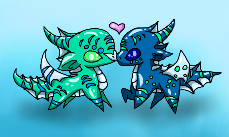 Chibi Tsunami and Riptide by Chimmychinga on DeviantArt