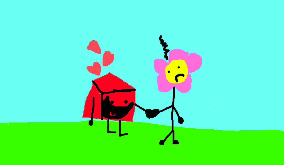 Terribly drawn fanart of a non-cannon BFDI ship. by Padmacdee on DeviantArt