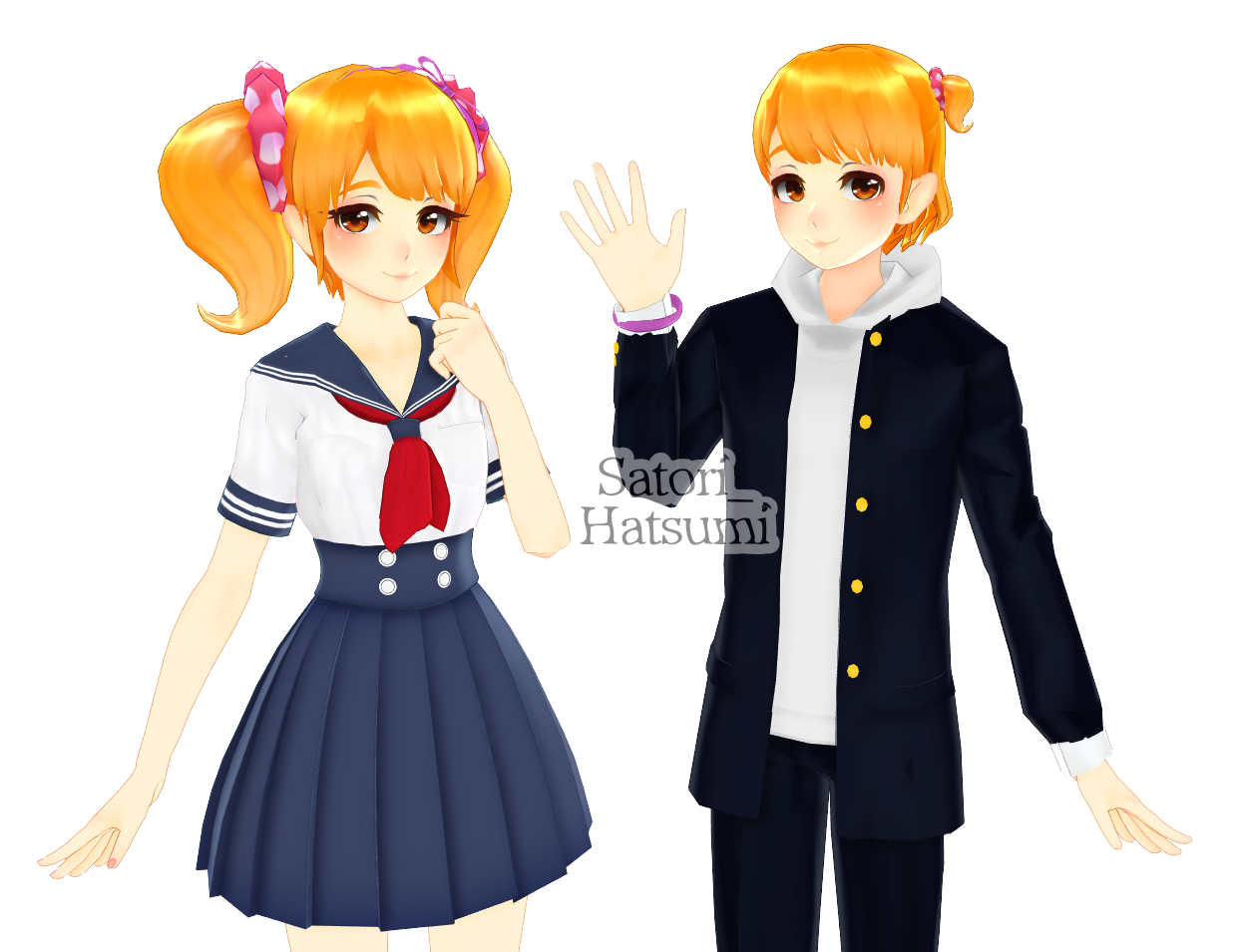 [MMD Yandere Simulator] TDA Raibaru Fumetsu +DL by SatoriHatsumi on ...