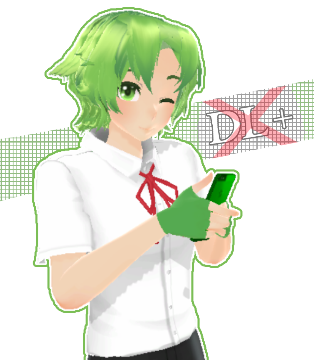 [MMD Yandere Simulator] TDA Male! Midori Gurin by SatoriHatsumi on DeviantArt