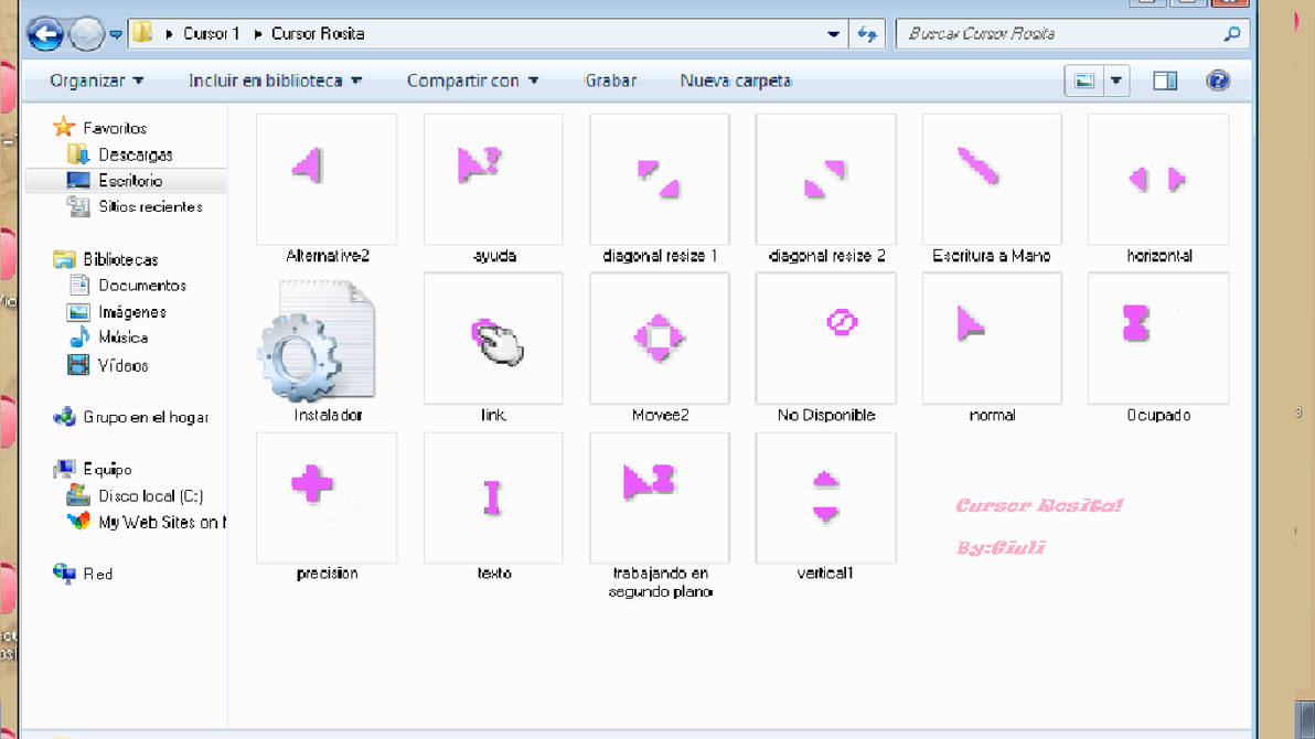 Cursor Rosita~ByGiuli.zip by Giuulii on DeviantArt