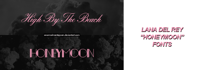 Lana Del Rey Font