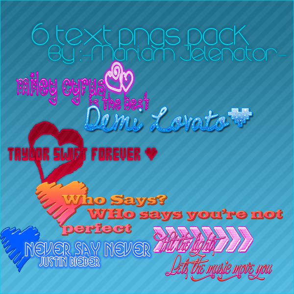 Text Pngs by MariamJelenatorx on DeviantArt