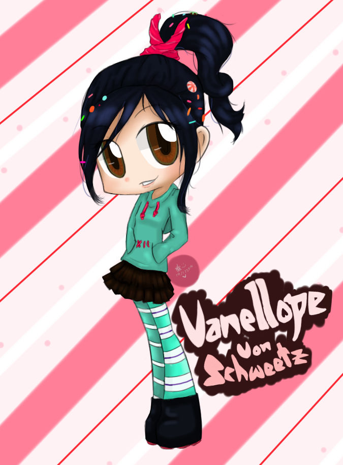 Vanellope Von Schweetz by renagal42 on DeviantArt
