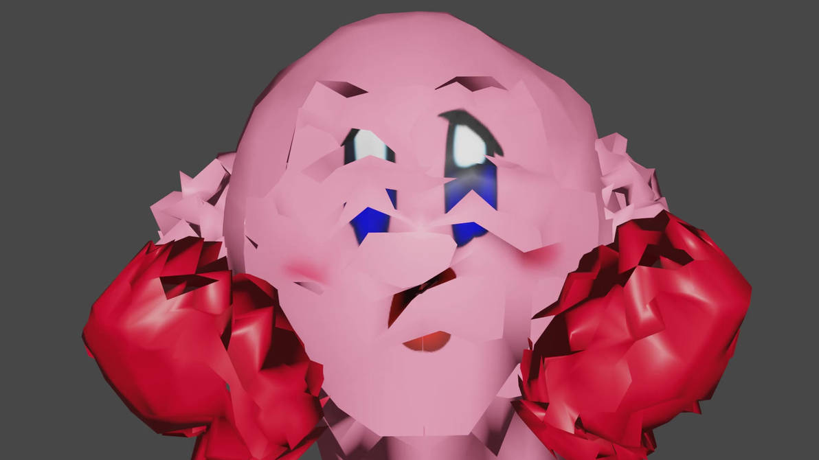 Kirby body melt animation (Blender) by KeroroClaptrap on DeviantArt