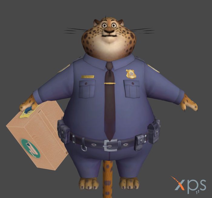 Zootopia Benjamin Clawhauser for XNALara by UchihaDEMS on DeviantArt