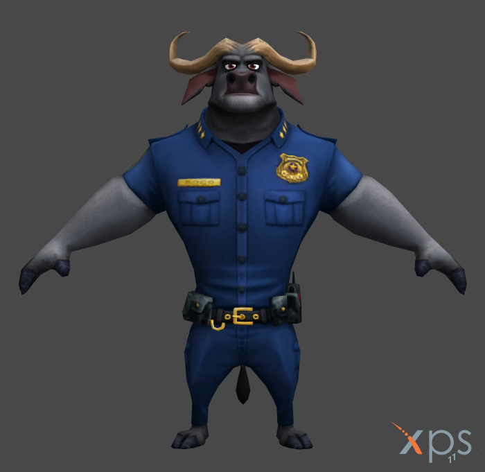 Zootopia Chief Bogo for XNALara by UchihaDEMS on DeviantArt