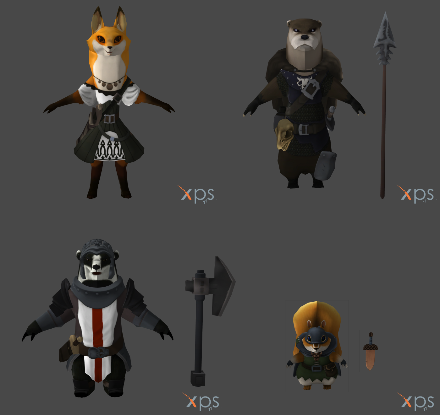 Armello Bandit Clan for XNALara by UchihaDEMS on DeviantArt