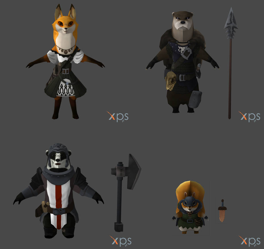 Armello Bandit Clan for XNALara by UchihaDEMS on DeviantArt