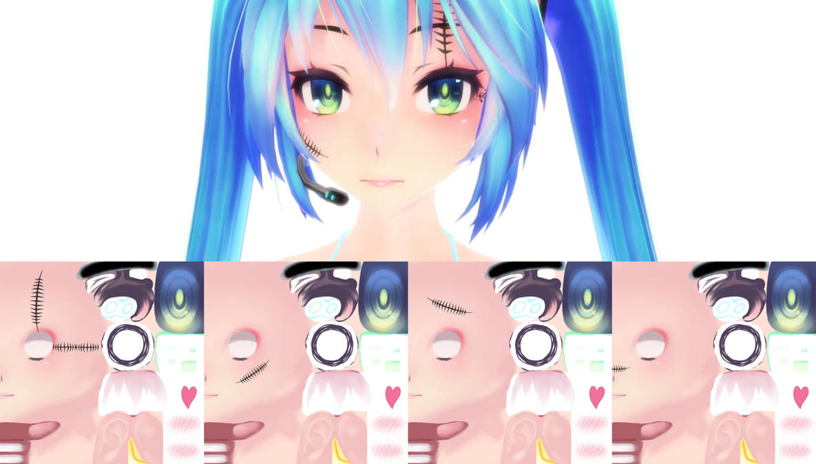 4+ TDA Doll Stitch Face Texture by UtauRueCross on DeviantArt