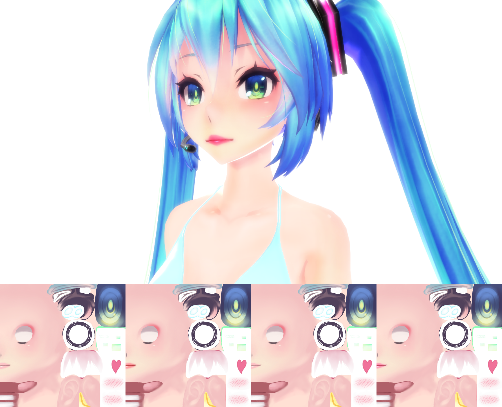 4+ TDA Big Lips Face Texture by UtauRueCross on DeviantArt