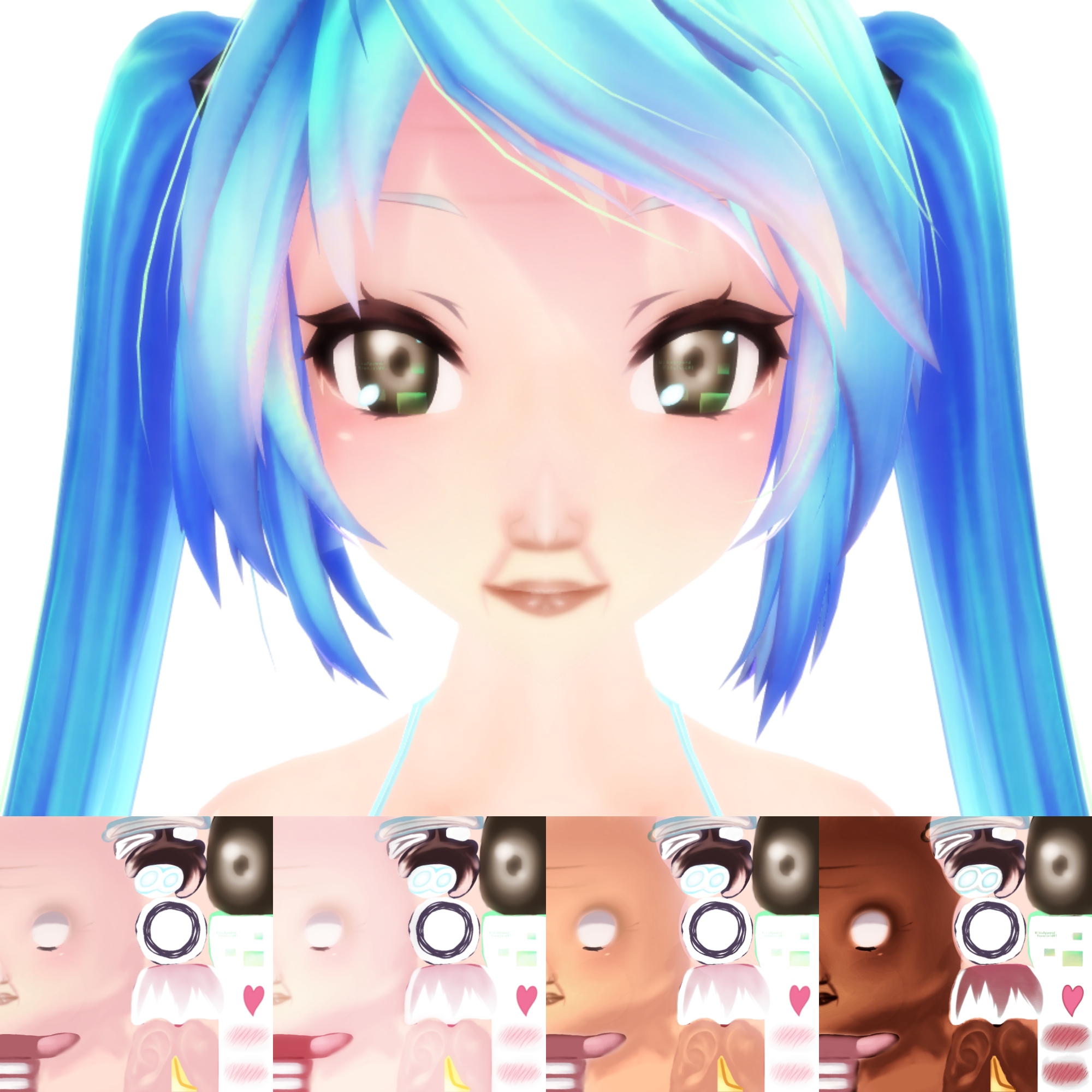 4+ TDA Aged Face Texture by UtauRueCross on DeviantArt