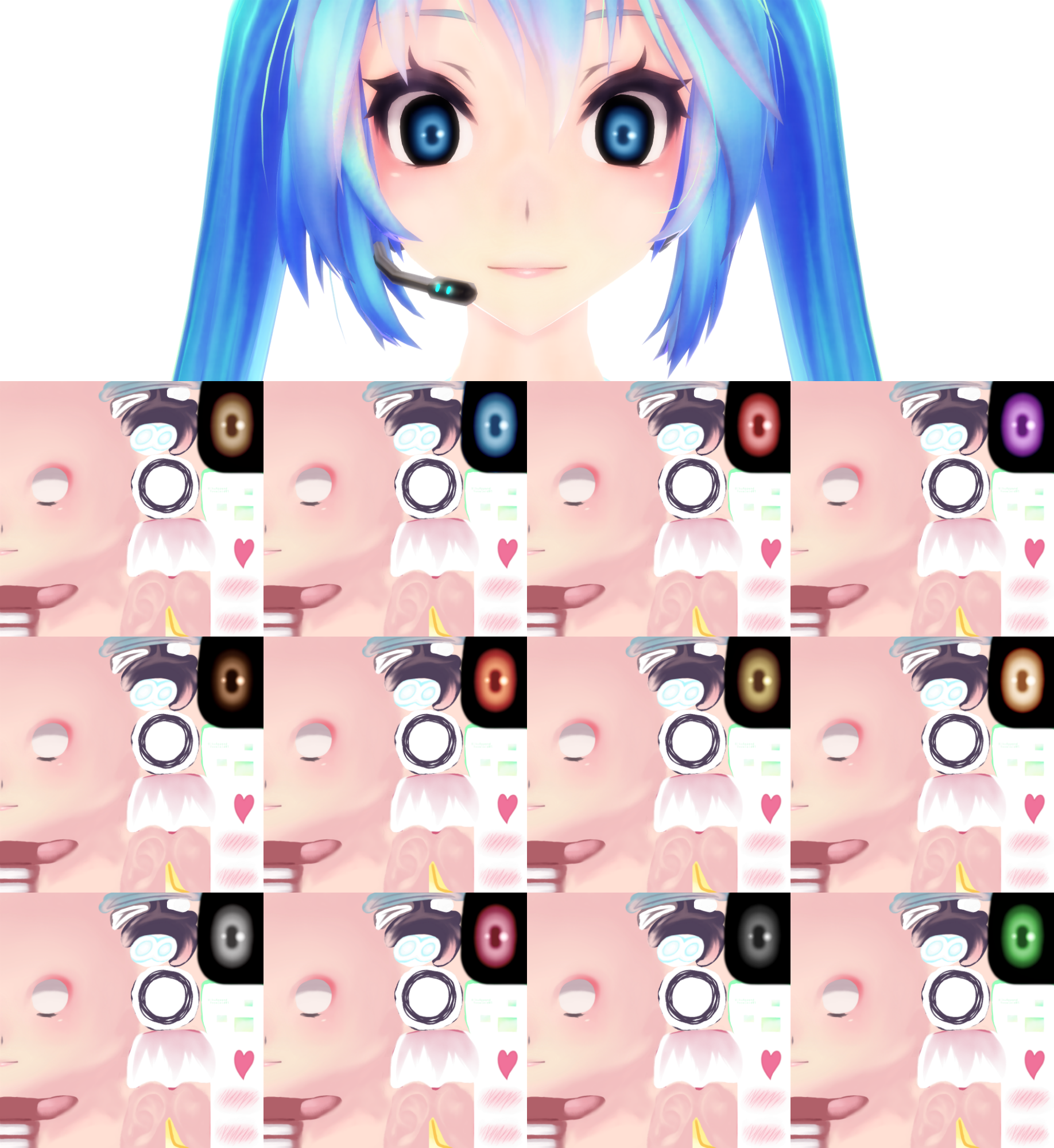 12+ TDA Simple Shine Eye Texture by UtauRueCross on DeviantArt