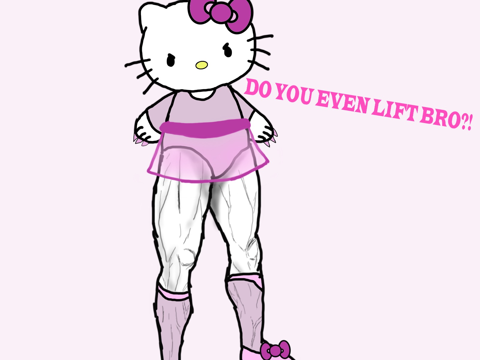 Hello Kitty, But I ruined it by WarnerSisters on DeviantArt