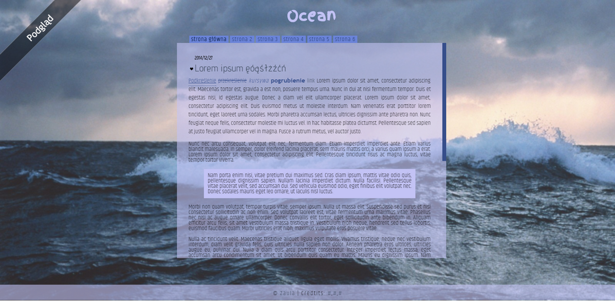 Ocean by ZaulaGraphics on DeviantArt