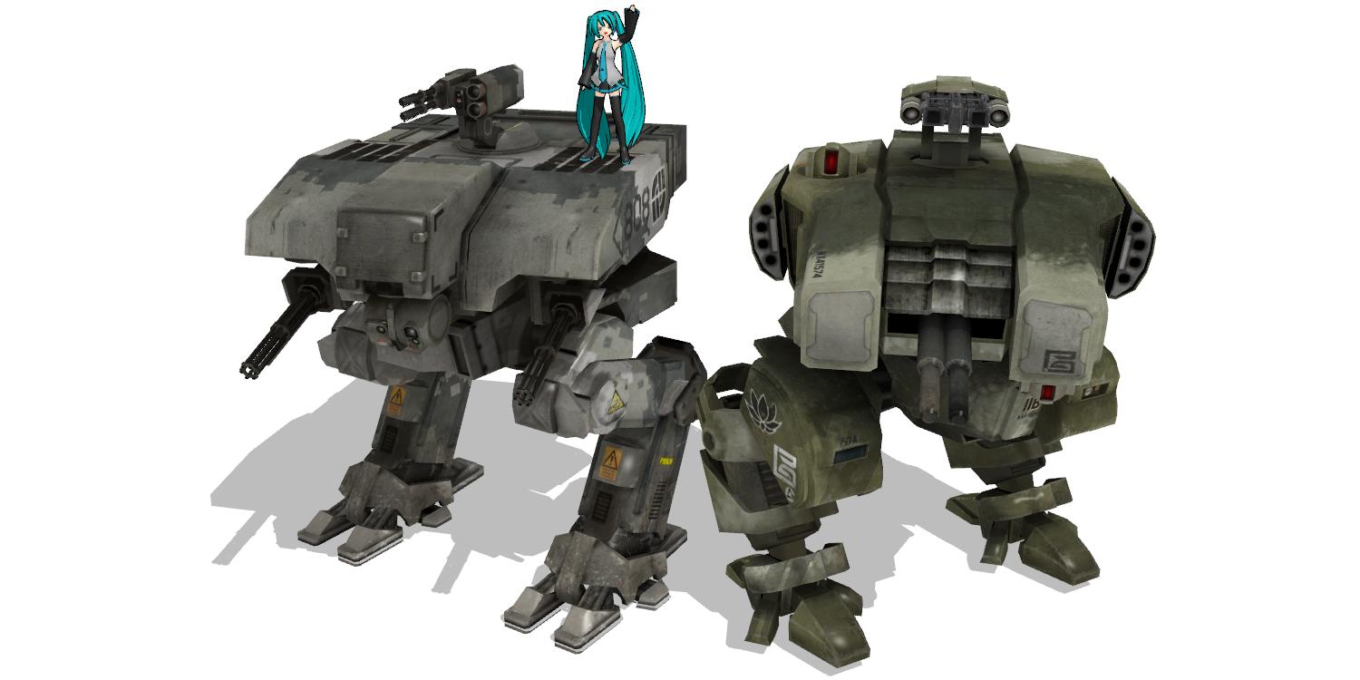 MMD Battlefield Mechs DL by MMDFuph on DeviantArt