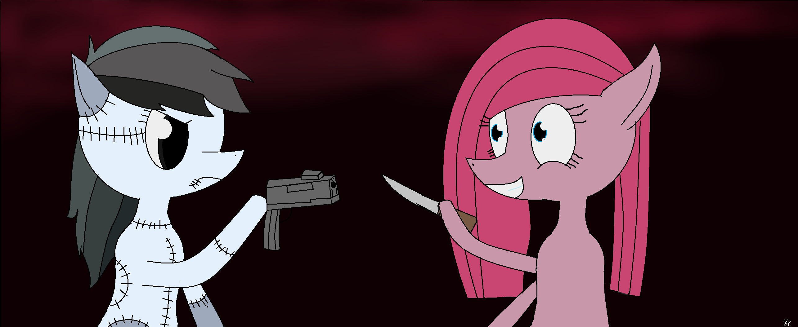 Dead Rainbow Dash Vs Pinkamena