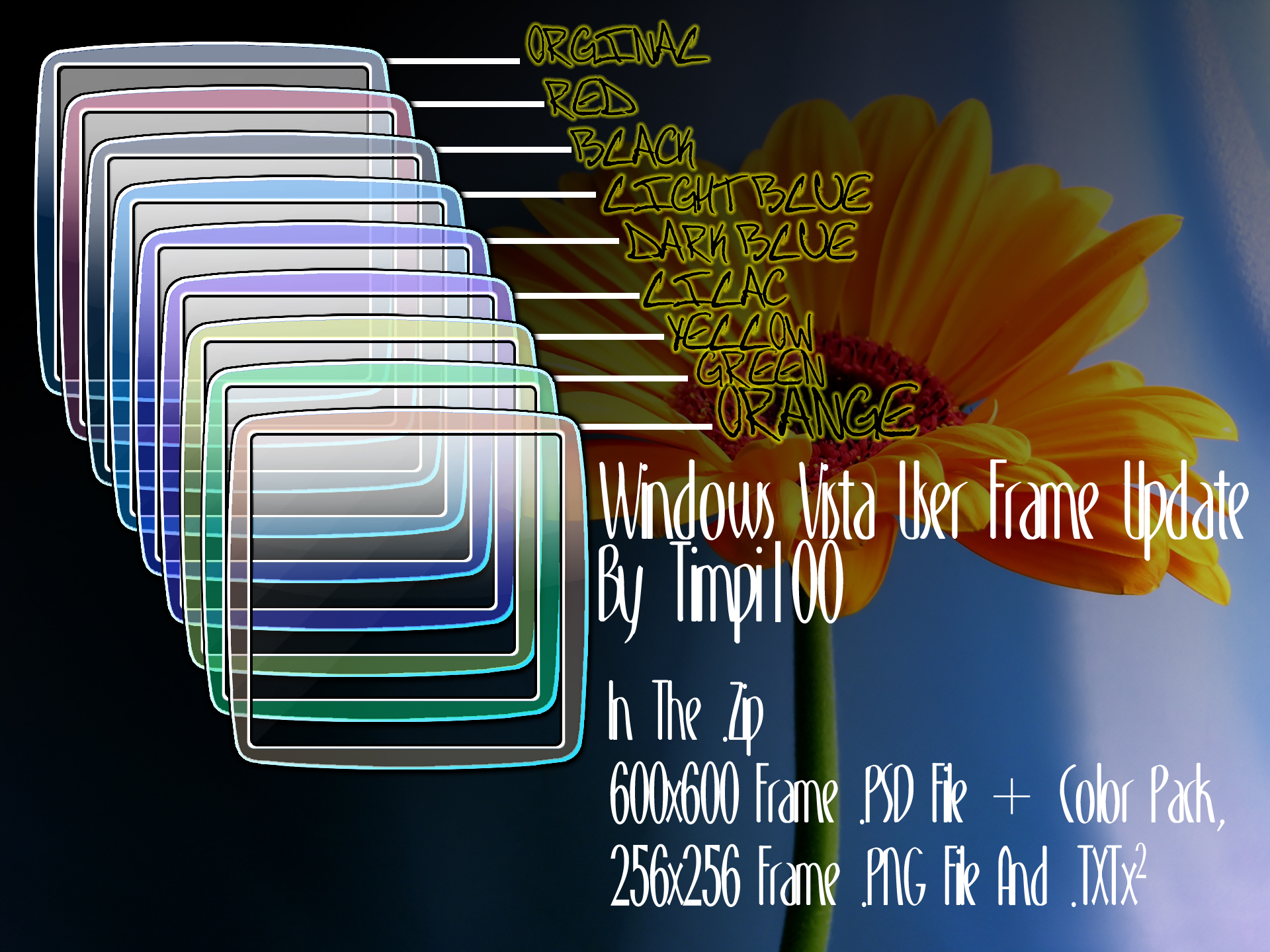 Vista User Frame Update by Timpi100 on DeviantArt