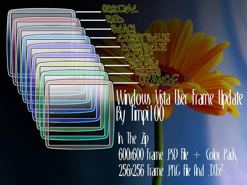 Vista User Frame Update by Timpi100 on DeviantArt