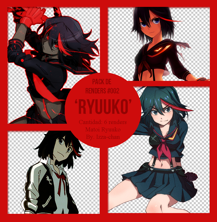 Pack de Renders: ''Matoi Ryuuko- Kill la Kill'' by Izza-chan on DeviantArt