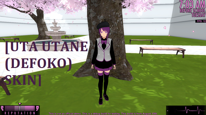 YANDERE SIMULATOR SKIN- UTA UTANE [DEFOKO] by stefanyba39 on DeviantArt