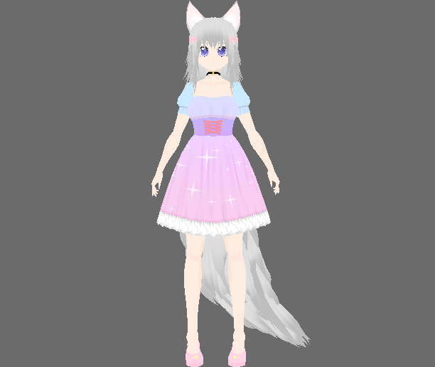 fox tail and ear hair preset for vroid DL by ZeroBaku3 on DeviantArt