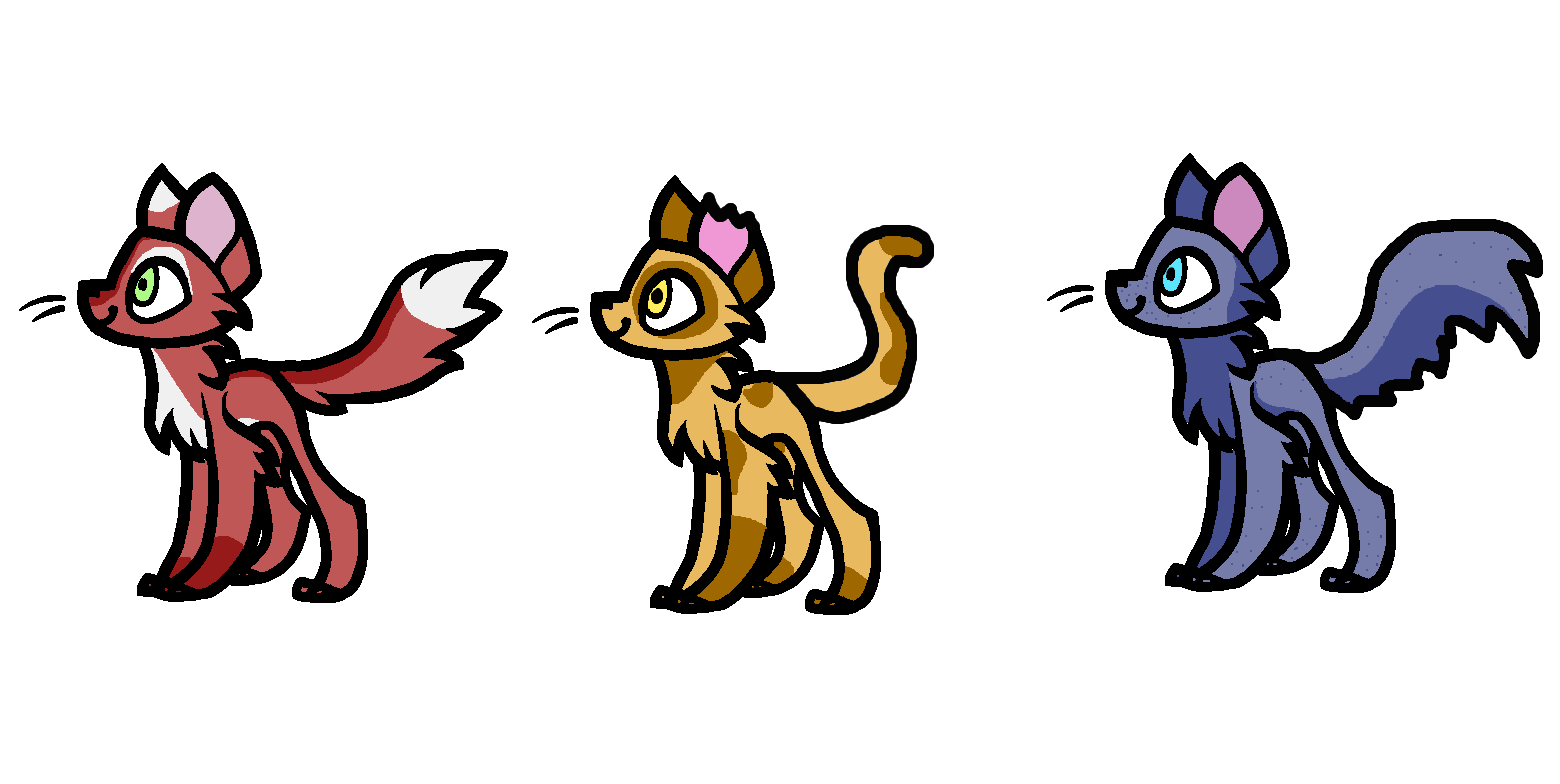 (OPEN) 3 Point Cat Adopts by UmbreonPlanet on DeviantArt