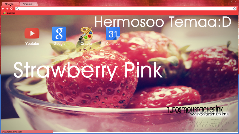 Strawberry Pink by tutosmoustachepink on DeviantArt