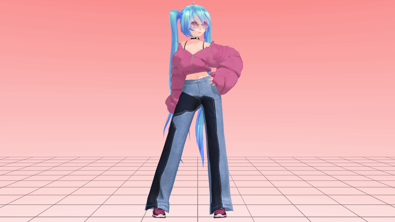 MMD Showcase + Model DL - E-Girl Miku by NatsuruTheCyberCat on DeviantArt
