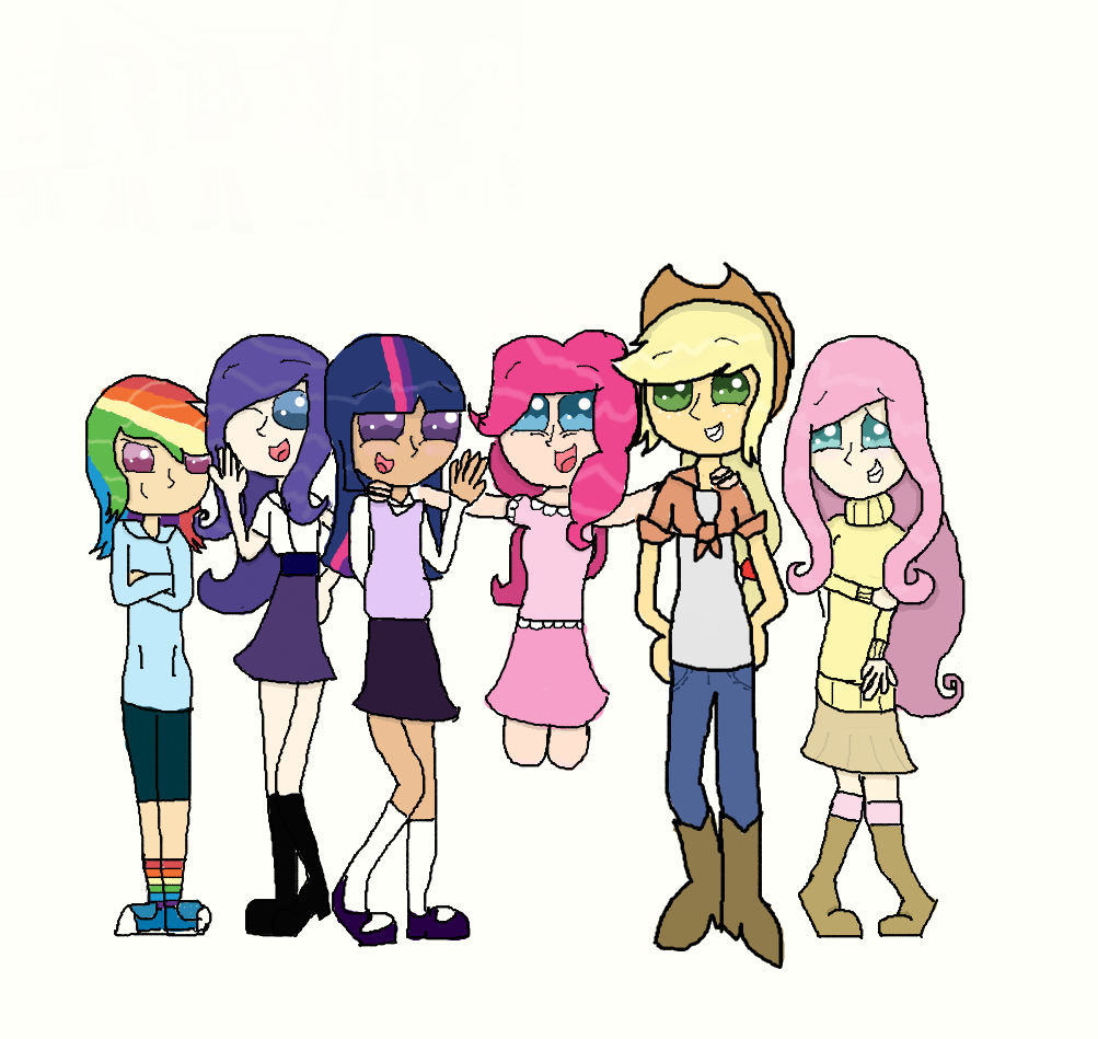 Human ponies by Mintyfresh103 on DeviantArt