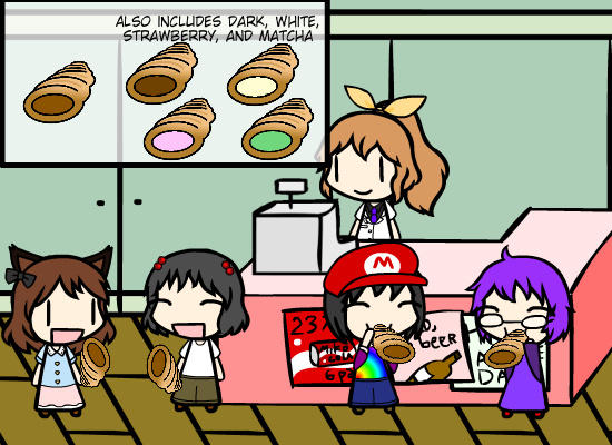 Walfas Custom Props: Choco Cornets by stkpro11 on DeviantArt