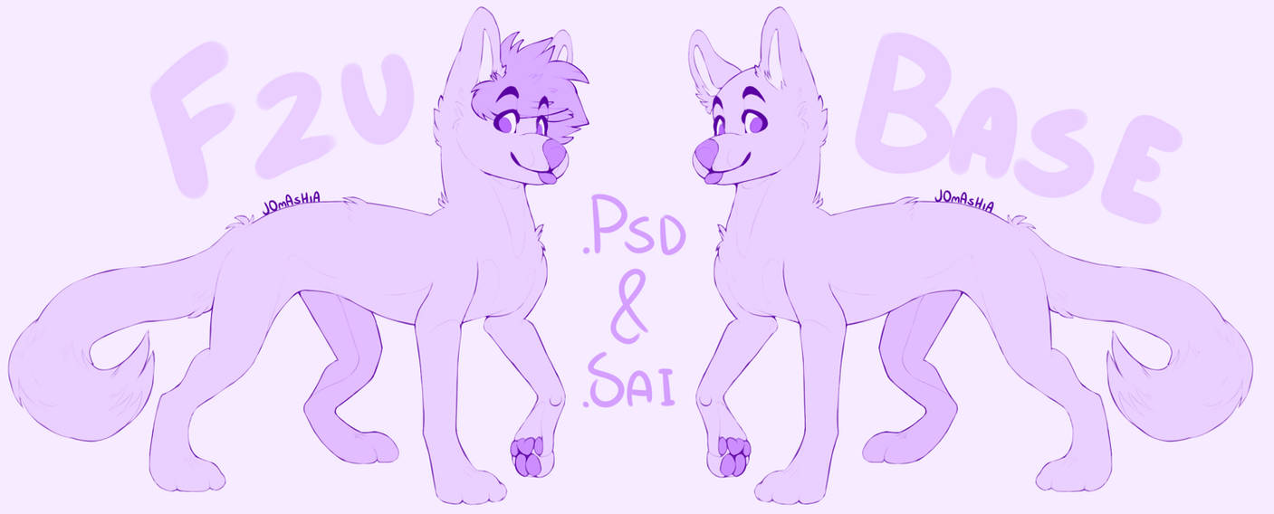 .: Canine F2U base :. by P4LE on DeviantArt